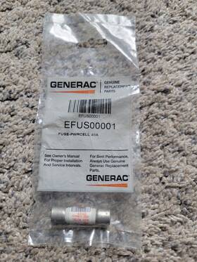 GENERAC EFUS00001 Fuse Pwrcell