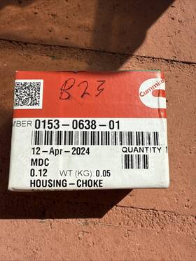 ONAN 153-0638-01 Choke Housing Nos Box