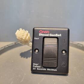 ONAN 300-495302H Diesel Remote Switch Panel